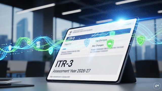 Tax dept enables ITR-3 filing for AY 2026-27: Check eligibility and key ...