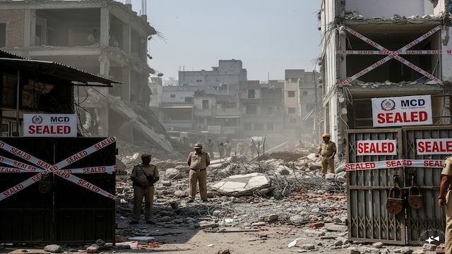 MCD demolishes 94 properties, seals 114 in Delhi after hotel fire kills ...