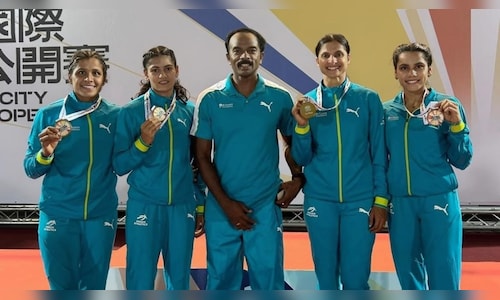 India women’s 4x100m relay team wins gold, equals meet record at New ...