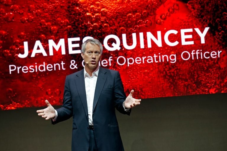 Coca-Cola CEO James Quincey to take on chairman role in April ...
