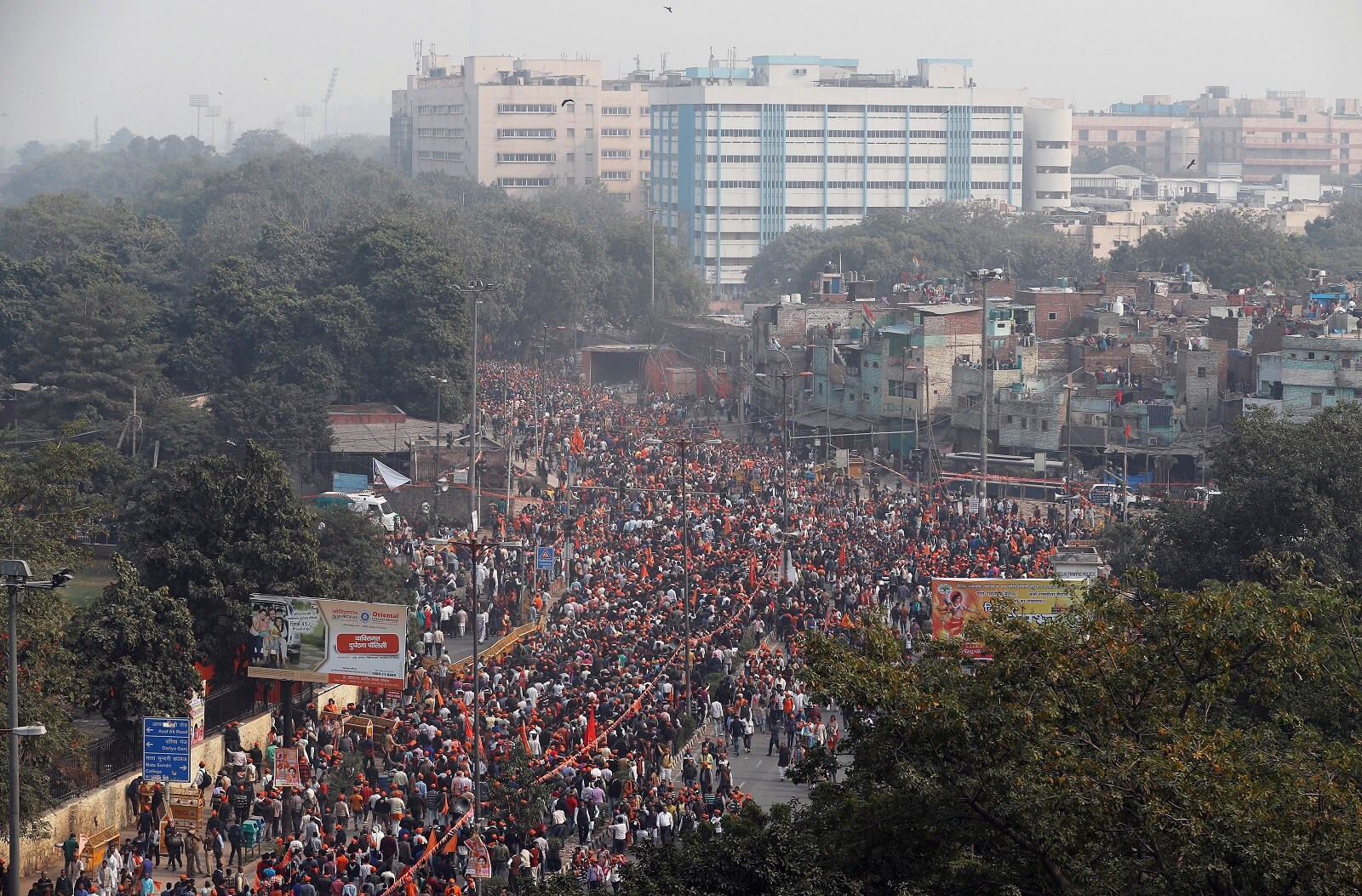 Thousands Gathered In Delhi For Vhp Rally For Ram Temple