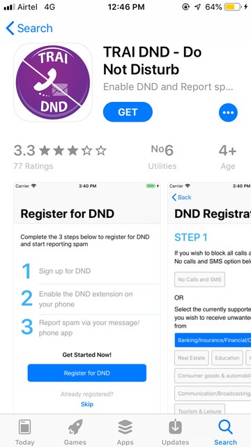 Trai's DND app now available on Apple's App Store: Steps to block spam ...