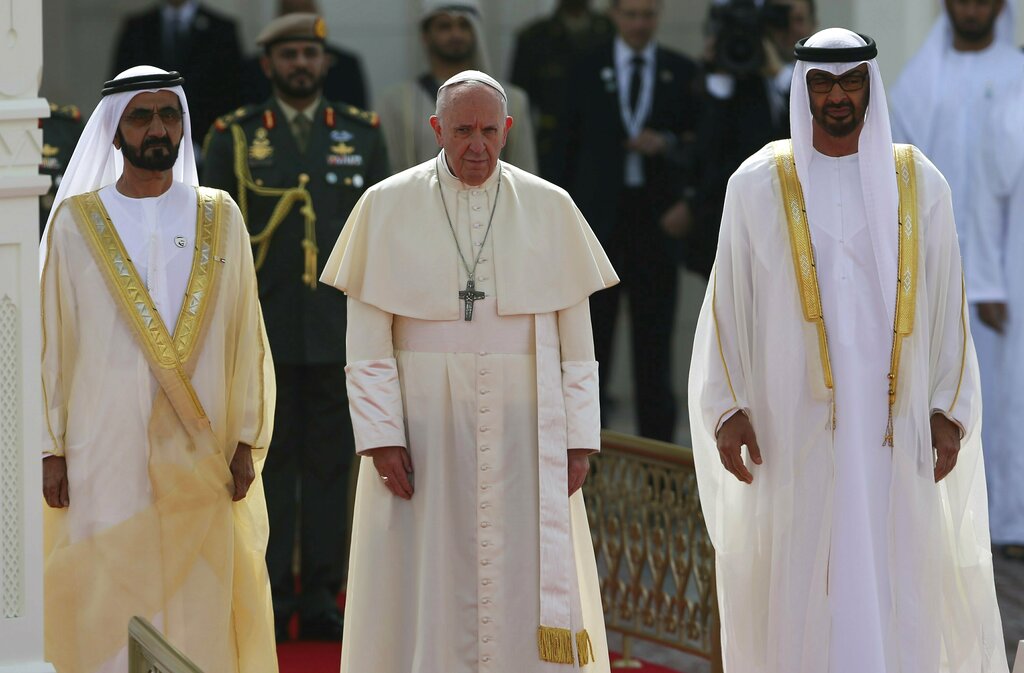 Pope in historic UAE visit urges faith leaders to reject war - cnbctv18.com