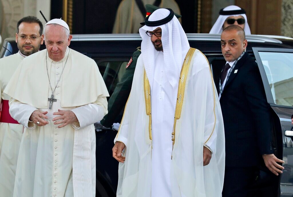 Pope in historic UAE visit urges faith leaders to reject war - cnbctv18.com