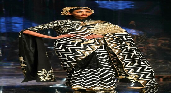 On the runway, the sari is the shining star - CNBC TV18