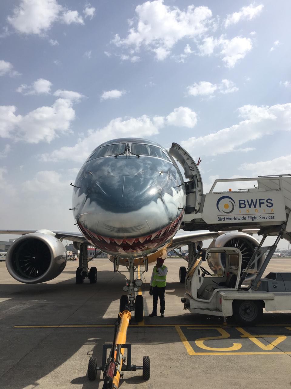 Embraer unveils shark-faced E190-E2 commercial jet in India - cnbctv18.com