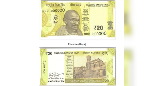 RBI to issue new 'greenish yellow' Rs 20 notes - CNBC TV18