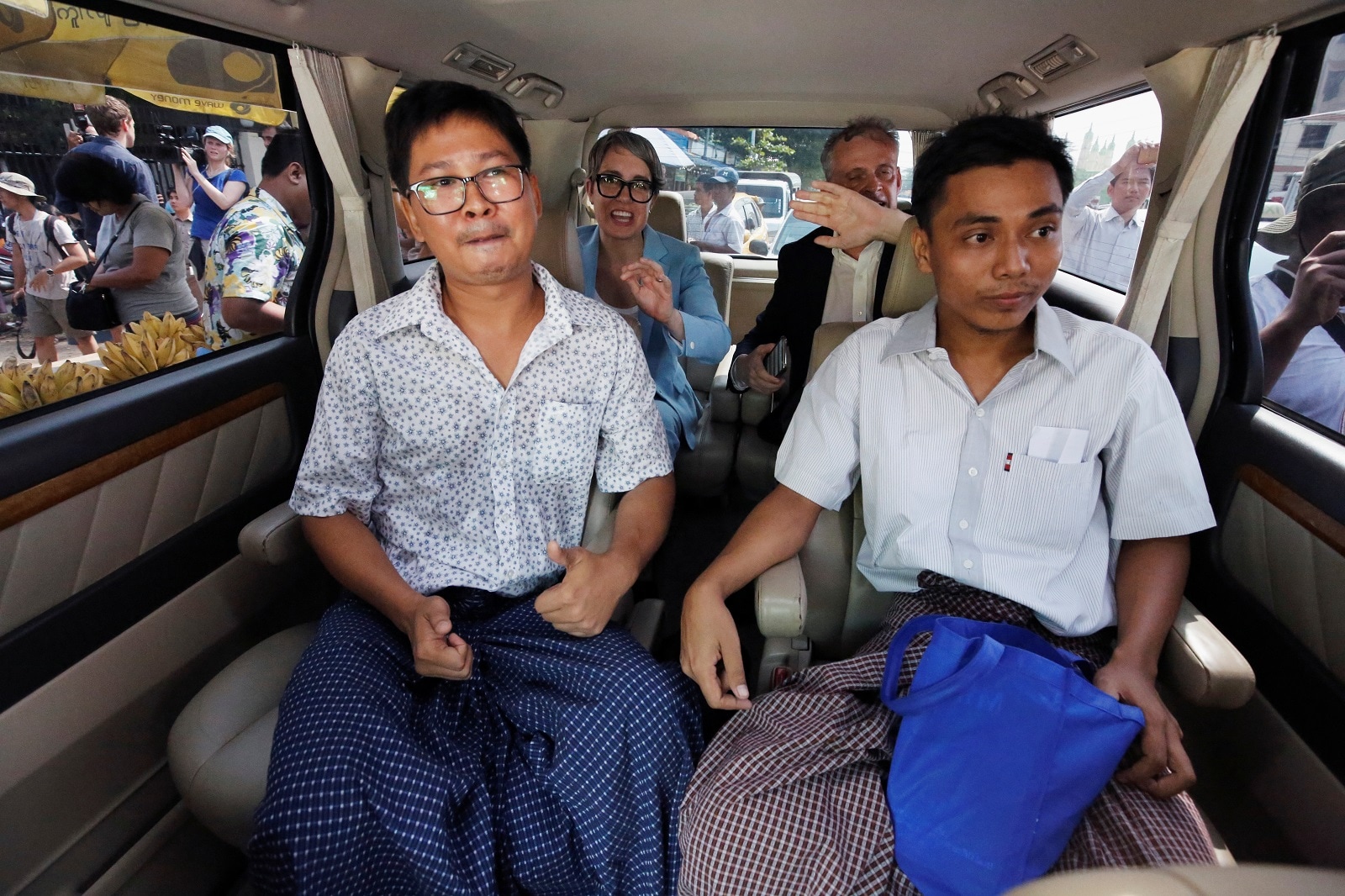 Reuters reporters Wa Lone, Kyaw Soe Oo jailed in Myanmar freed after ...