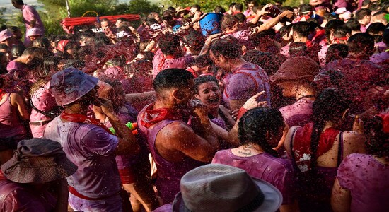 In pictures: Spanish town hosts annual wine battle