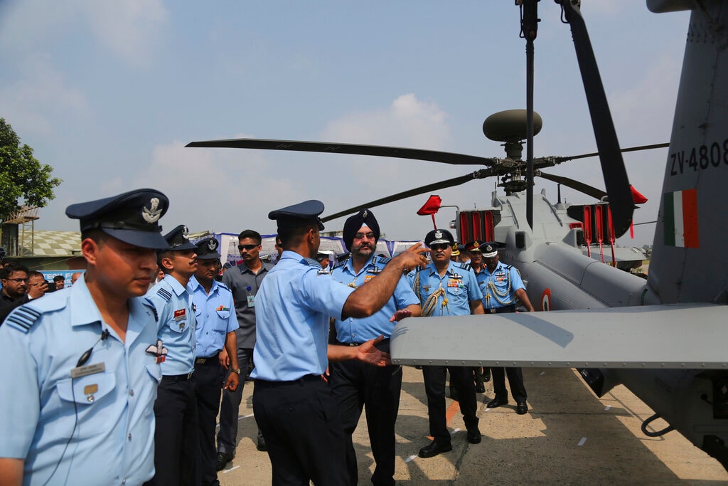 In pictures: Indian Air Force inducts eight Apache attack helicopters ...