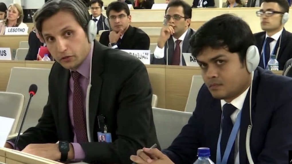 Indian diplomat Vimarsh Aryan from J&K gives strong rebuttal to ...
