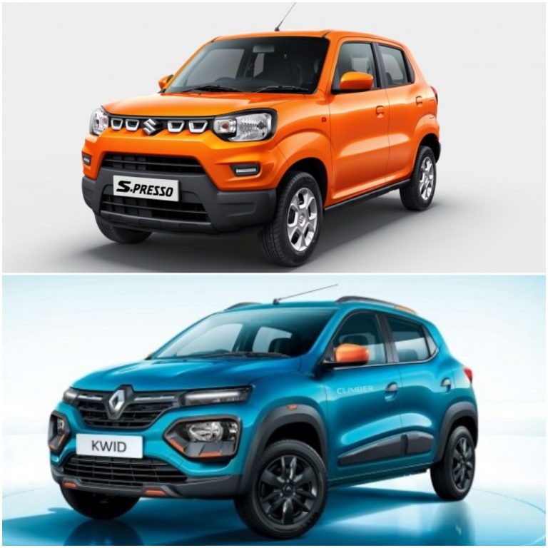 Maruti Suzuki S-Presso vs Renault Kwid Facelift: Check out prices ...