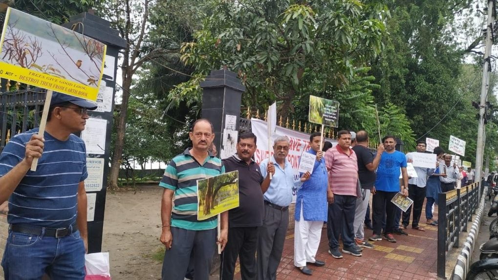 After Mumbai’s Aarey protests, Guwahati residents form human chain for ...