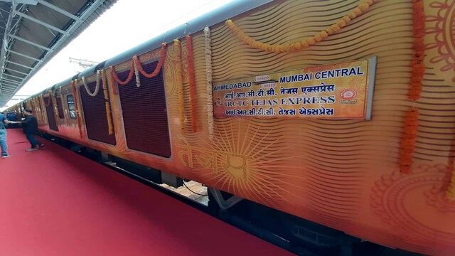 India's second corporate train Tejas Express launched on Ahmedabad ...