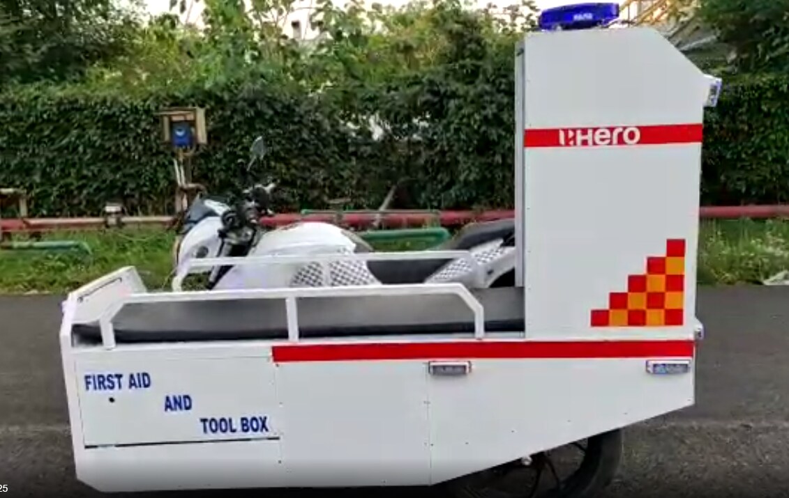 In pics: The first-responder mobile ambulance that Hero MotoCorp is ...