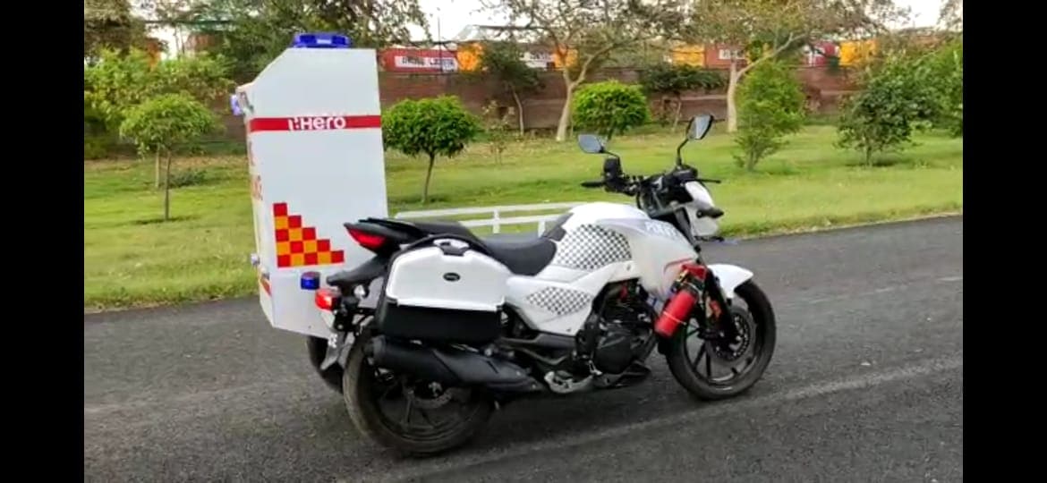 In pics: The first-responder mobile ambulance that Hero MotoCorp is ...