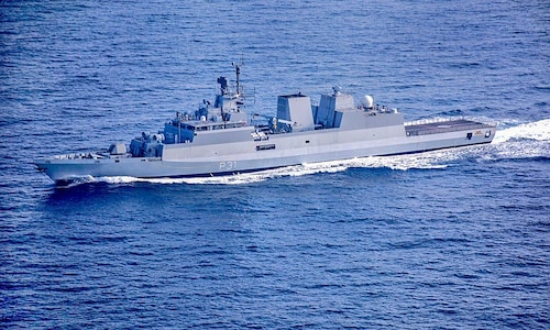 Second ship of Project 15B stealth guided missile destroyers delivered ...