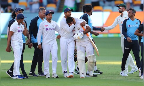 In pics: Key moments and celebration from India's Gabba Test victory ...