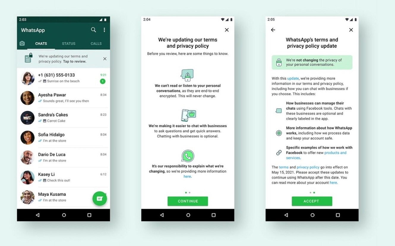 WhatsApp pushes back timeline of acceptance to new privacy policy to May 15