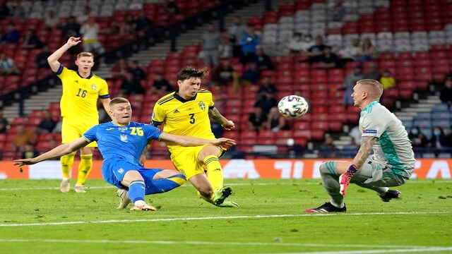 Euro Cup 2020: Ukraine scores late to beat Sweden; England rewrite ...