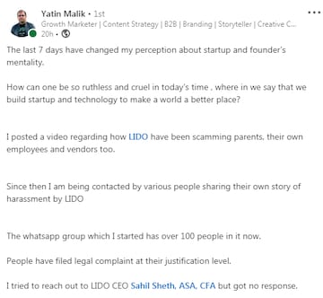 Lido Learning’s collapse: A story of lost trust, sleep and hard-earned ...