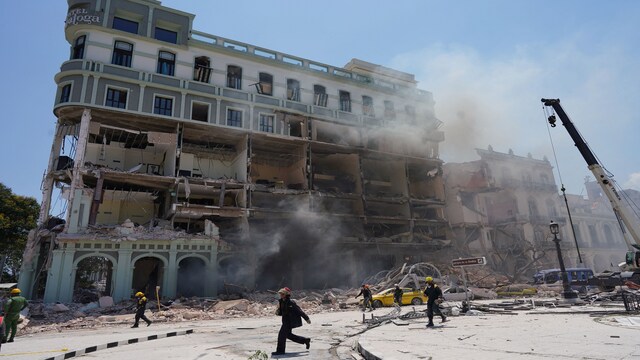 Explosion at iconic Havana hotel kills 22, gas leak blamed for blast ...