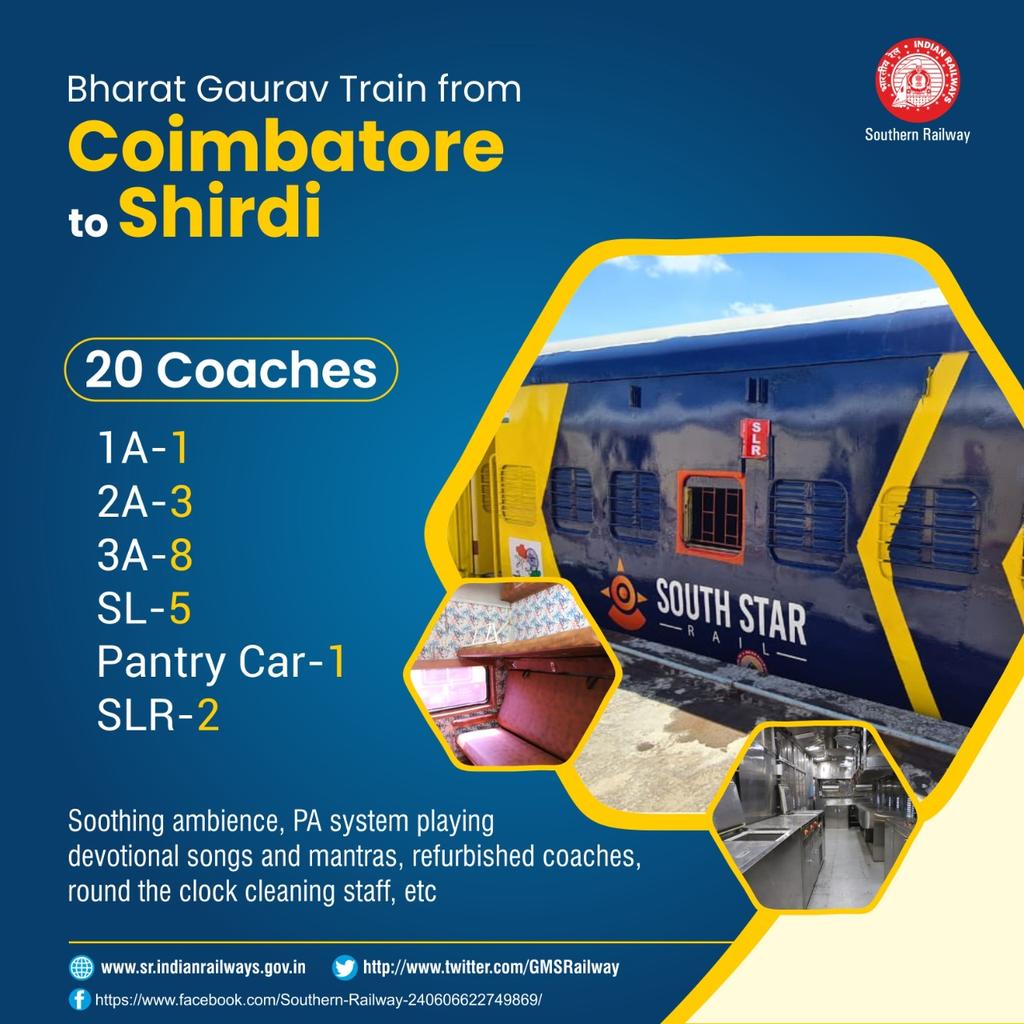 South Star Rail Launch India's First Bharat Gaurav Train, 51% OFF