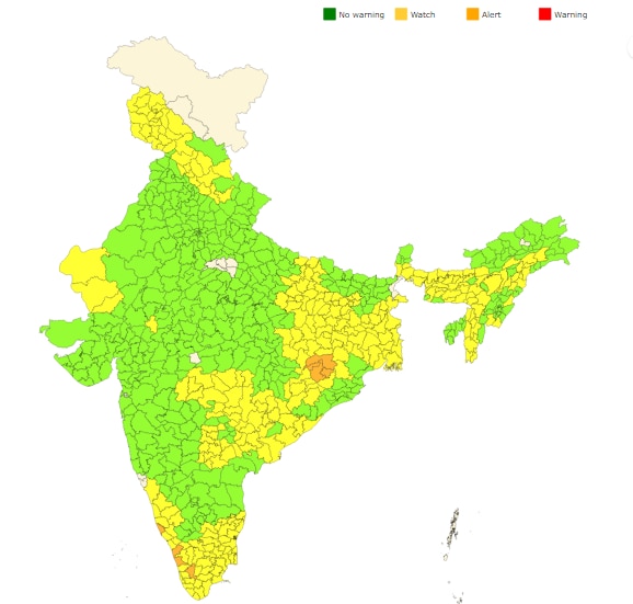 6.4 Lakh Affected In Flood-Hit Odisha, 2,100 Rescued In Mp — Imd Alert ...