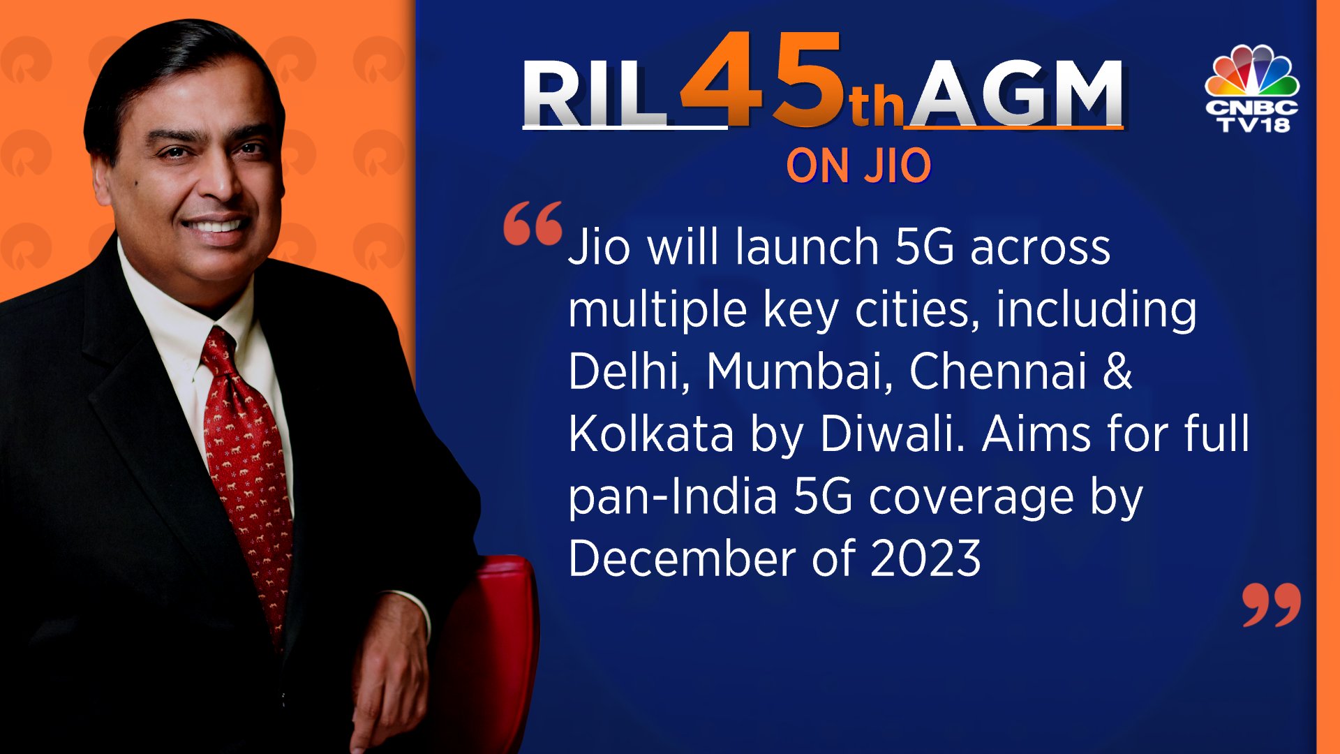 Jio To Launch 5g In Key Metros By Diwali — To Invest Rs 2 Lakh Crore ...
