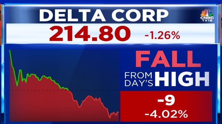 Delta Corp slips more than 4% from intra-day highs despite bumper results