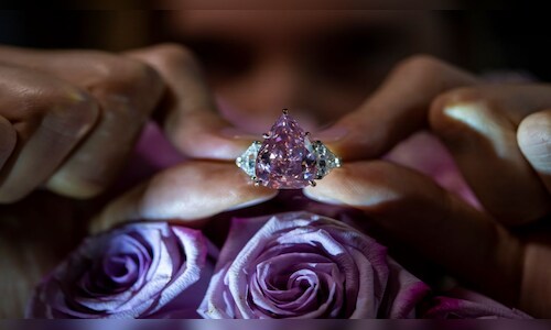 18-carat 'Fortune Pink' diamond sold for over $28.5 million at Christie ...