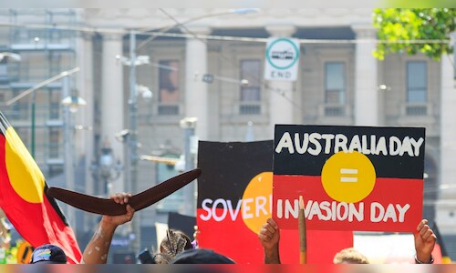 Thousands rally for 'Invasion Day' protests on Australia Day holiday ...