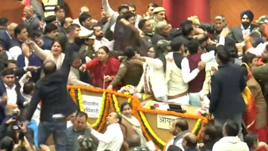 Delhi Mayor Election Highlights: AAP-BJP clash postpones voting, oath ...