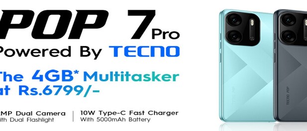 TECNO launches low-cost POP 7 Pro smartphone