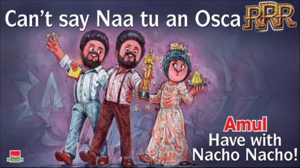 Amul celebrates India’s Oscars wins with super doodles, social media ...