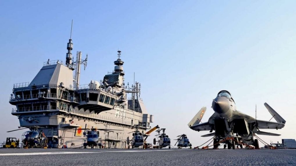 Navy terms MiG-29K fighter's maiden night landing on INS Vikrant a ...