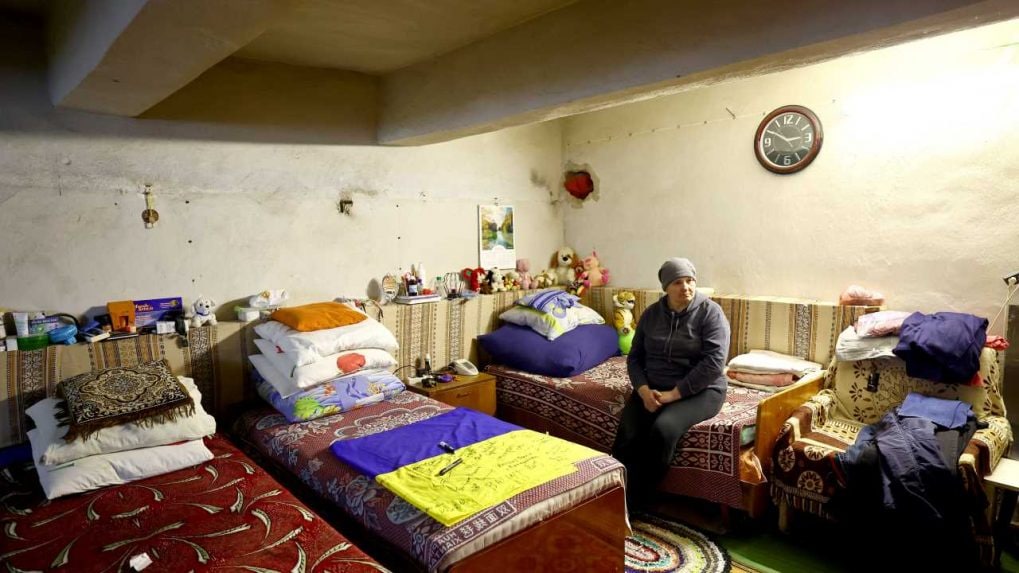 Watch: Inside Ukraine's military war bunkers