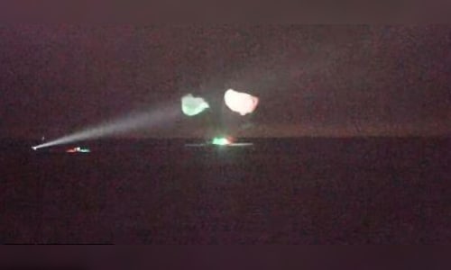 Splashdown Of Dragon Spacex Capsule Returns Crew Of Four From Space
