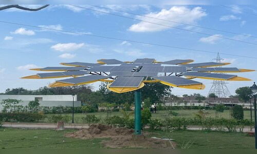20 solar trees installed in Gandhinagar, Gujarat to generate ...