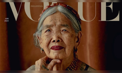106-year-old Filipino tattoo artist becomes Vogue's oldest cover model ...