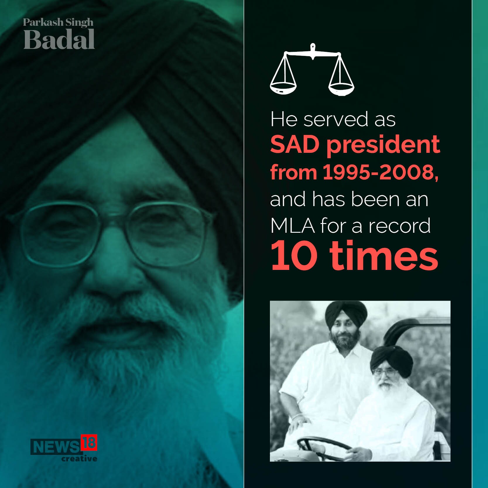 Former Punjab CM Parkash Singh Badal passes away at 95