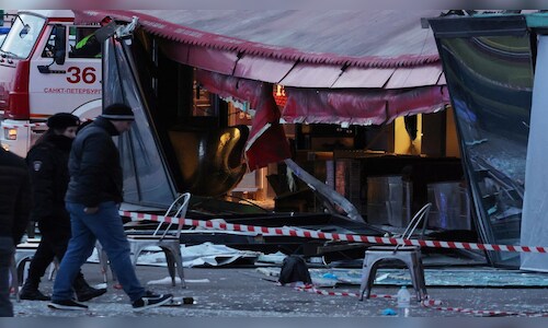 Russian war blogger killed in bomb blast at cafe in St Petersburg ...