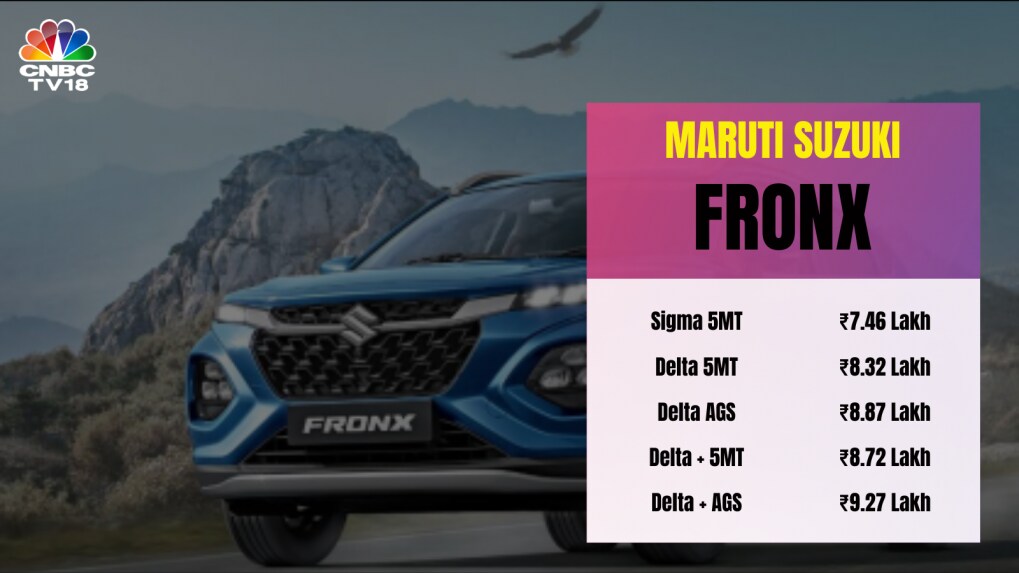 Maruti Suzuki Fronx: Maruti Suzuki launches Fronx SUV at Rs 7.47 lakh
