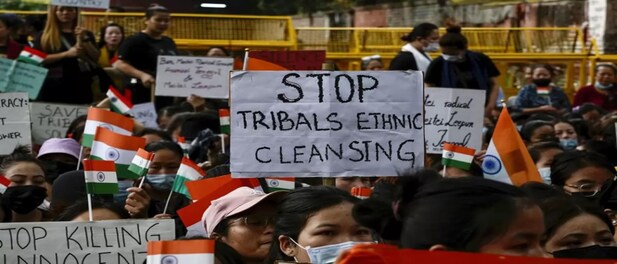 Members of Kuki, other tribes protest at Jantar Mantar, demand Centre's ...