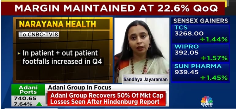 Narayana Health can sustain positive trend in margins: CFO Sandhya ...