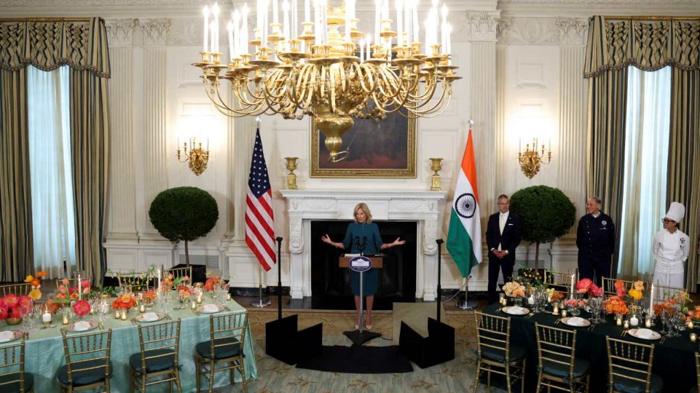 First Lady Jill Biden reveals details of White House state dinner for ...