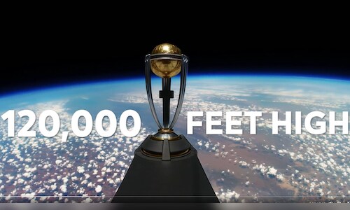 Watch: ICC Men’s Cricket World Cup Trophy 2023 launched into ...