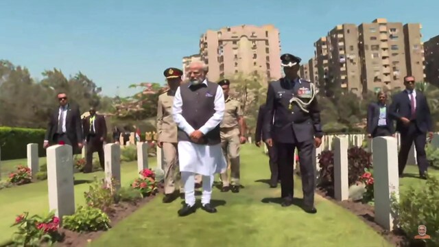 PM Modi Egypt visit: Here's a look at some pictures - CNBC TV18