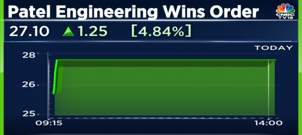 Patel Engineering shares hit 5% upper circuit on bagging Rs 519.5 crore ...