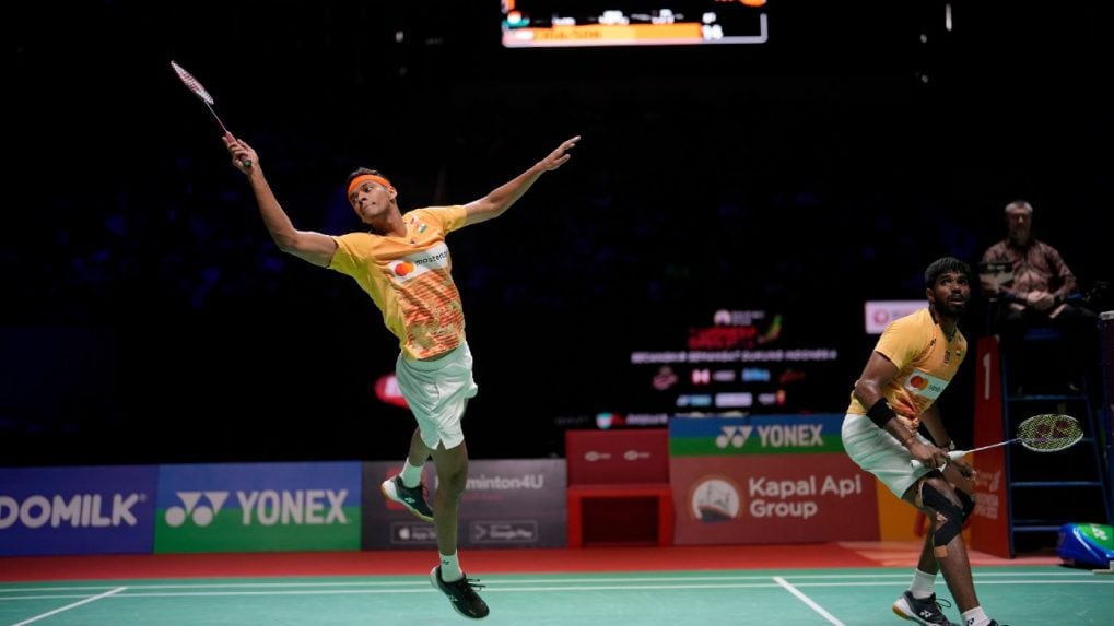 India's men's double pair of Chirag Shetty and Satwiksairaj Rankireddy ...